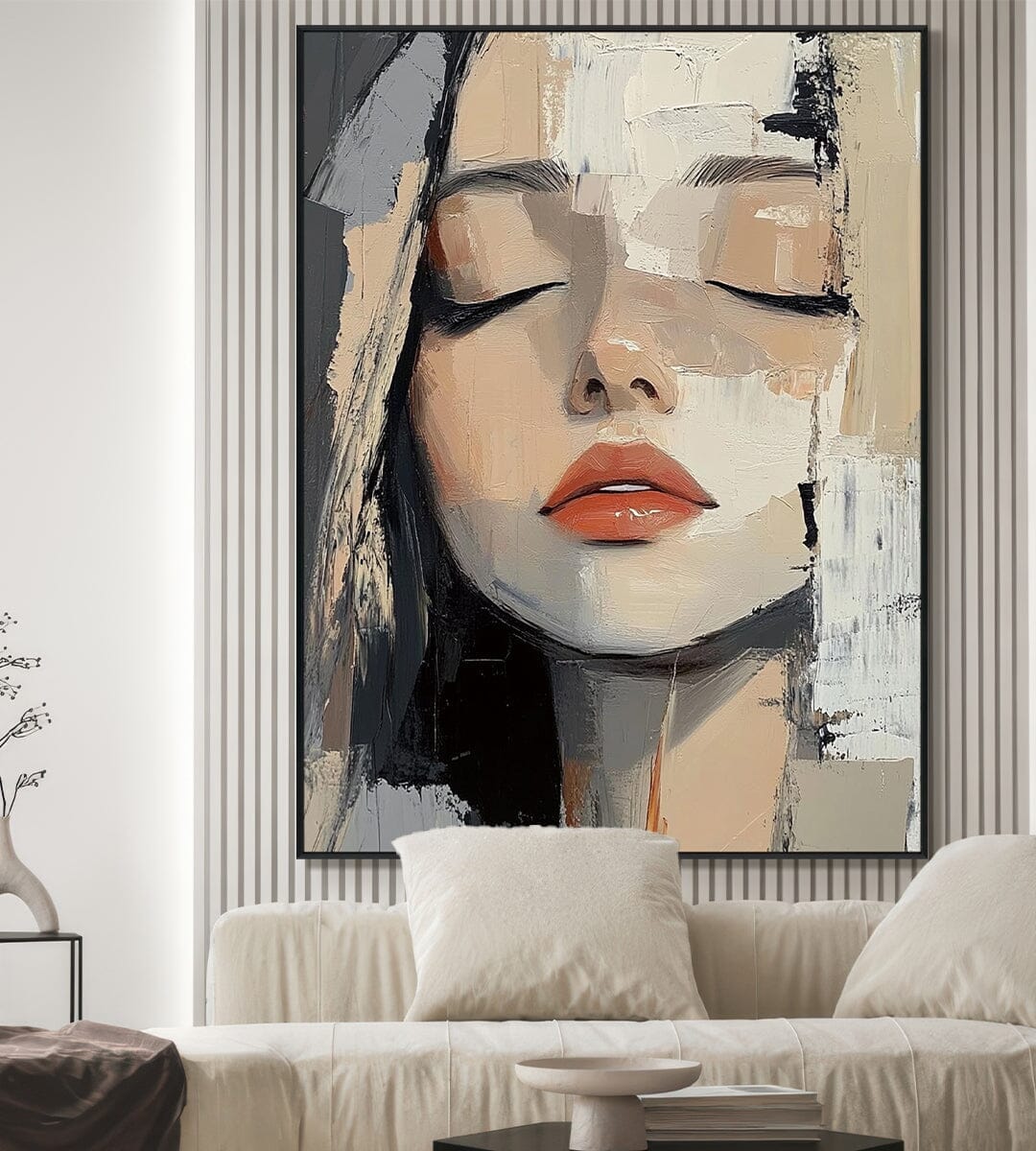 Artwepaint | Silent Muse – Abstract Female Portrait Oil Painting – Yartly